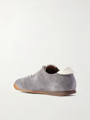 Officine Creative Hazel 001 Leather-trimmed Suede Sneakers - Gray
