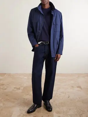 Loro Piana Ice Wish™ Sea Island Cotton Sweater - Blue