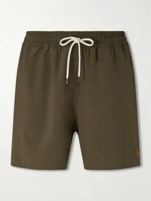 Polo Ralph Lauren Traveler Straight-leg Mid-length Swim Shorts - Green