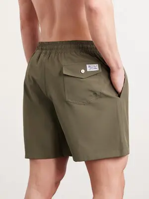 Polo Ralph Lauren Traveler Straight-leg Mid-length Swim Shorts - Green