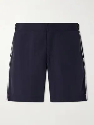 Orlebar Brown Bulldog Straight-leg Mid-length Swim Shorts - Blue