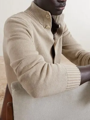 SLOWEAR Linen And Cotton-blend Cardigan