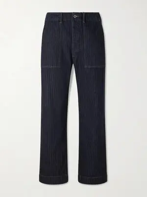 Ralph Lauren Herringbone Straight-leg Jeans - Blue
