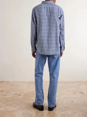 Polo Ralph Lauren Checked Cotton-flannel Shirt - Blue