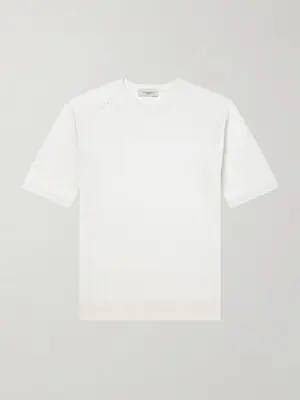 PIACENZA CASHMERE 1733 Silk And Linen-blend T-shirt