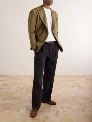 PIACENZA CASHMERE 1733 Silk And Linen-blend T-shirt
