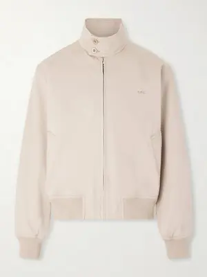 A.p.c. Cotton Twill Blouson Jacket - Neutrals
