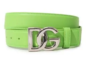 Dolce & Gabbana Dg Logo Belt - Green