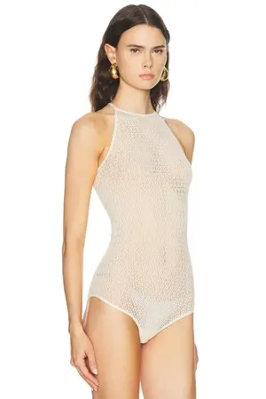 Wolford Daisy Net Bodysuit