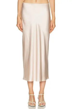 Sablyn Miranda Scallop Trim Skirt - Lunar
