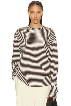 Sprwmn Long Sleeve Oversized Tee