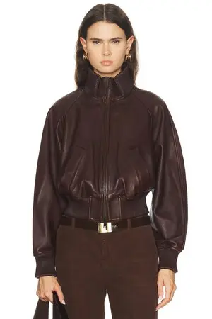 Polo Ralph Lauren Leather Bomber Jacket