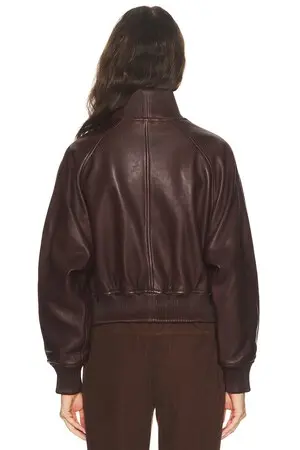 Polo Ralph Lauren Leather Bomber Jacket