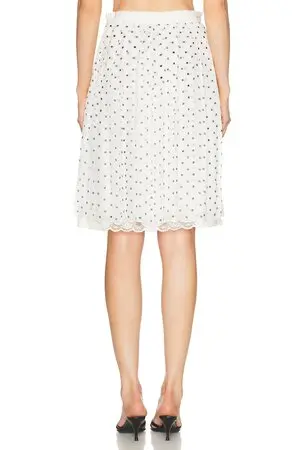 Marc Jacobs Layered Crinkle Chiffon Skirt