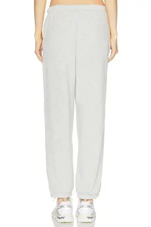 American Vintage Jogging Ample Sweatpant - Gris Clair Chine