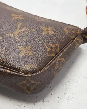 FWRD RENEW Louis Vuitton Monogram Mini Pochette Accessoires Shoulder Bag - Brown