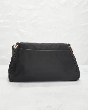 FWRD RENEW Prada Tessuto Flap Shoulder Bag