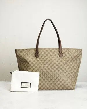 FWRD RENEW Gucci Ophidia Tote Bag - Beige
