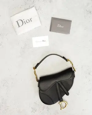 FWRD RENEW Dior Mini Saddle Bag