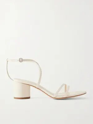 AeydĒ Mirella Leather Sandals - Neutrals