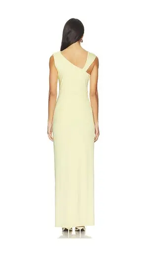 SNDYS. Mariella Jersey Maxi Dress - Lemon