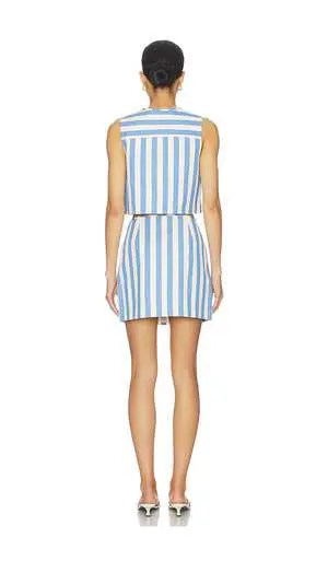 Saylor Patience Set In And White Stripes