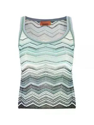 Missoni Knitted Sleeveless Tank Top