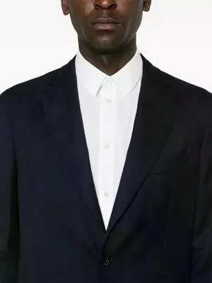 Boglioli Textured Finish Single-breasted Blazer