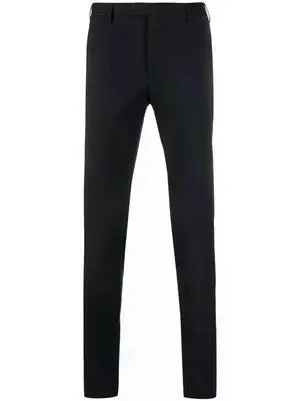 PT TORINO Mid-rise Slim-fit Trousers - Blue