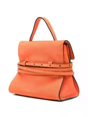 Moschino Tie Me Tote Bag - Orange