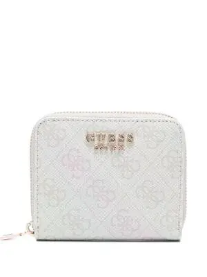Guess Monogram-pattern Wallet - Grey
