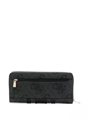 Guess Monogram-pattern Wallet - Grey