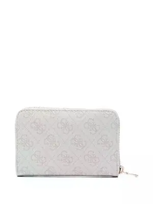 Guess Monogram-pattern Wallet - Grey