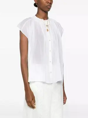 FORTE_FORTE Buttoned Shirt - White