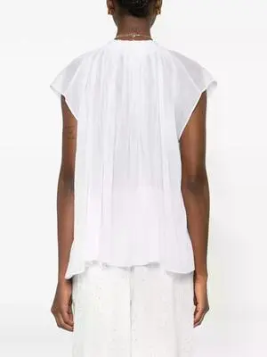 FORTE_FORTE Buttoned Shirt - White