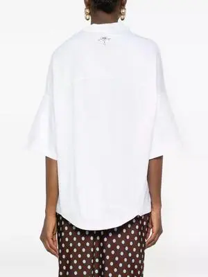 Plan C Curved-hem T-shirt