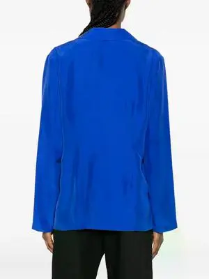 P.a.r.o.s.h Saxon Button Patch-pocket Blazer - Blue
