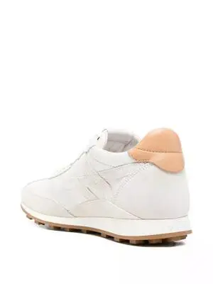 Hogan Panelled Lace-up Sneakers - Neutrals