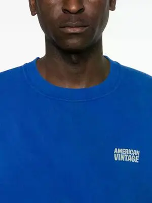American Vintage Short-sleeve Crewneck Sweatshirt