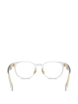 Prada Round Frame Glasses - White