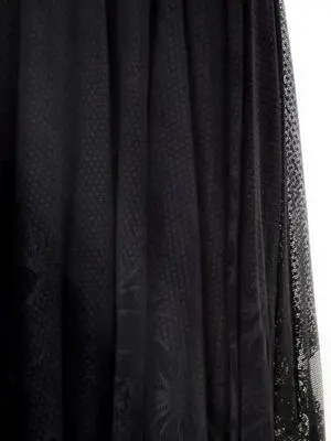 Fabiana Filippi Foliage Embroidery Flared Skirt