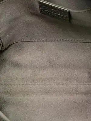Gucci Metallic Leather Tassel Clutch Bag