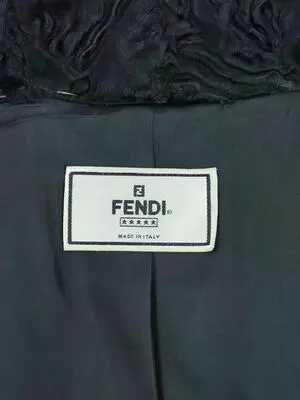 Fendi Ruffled Double-breasted Coat