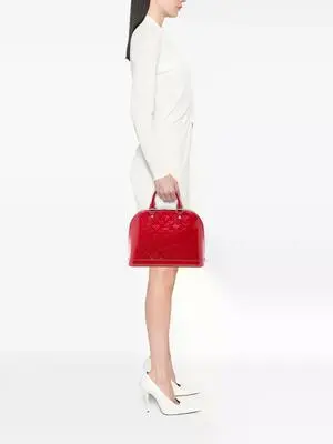 LOUIS VUITTON 2014 Monogram Vernis Alma Pm Handbag