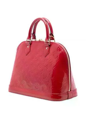 LOUIS VUITTON 2014 Monogram Vernis Alma Pm Handbag