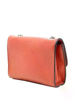 Gucci Small Leather Miss Bamboo Crossbody Bag 2016-2026 - Orange