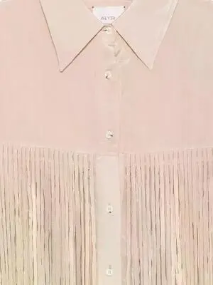 ALYSI Fringed Shirt