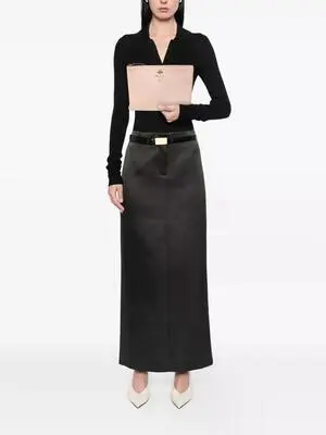 Gucci Leather Blind For Love Clutch - Pink
