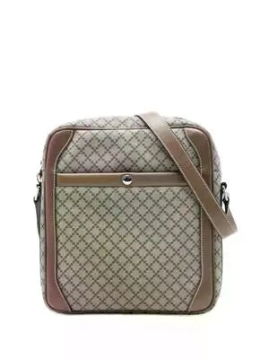 Gucci Diamante Coated Canvas Zip Crossbody Bag