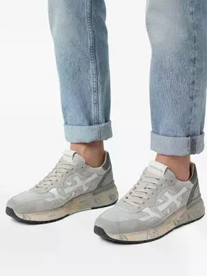 Premiata Mick 0.1 8117 Perforated Sneakers - Grey